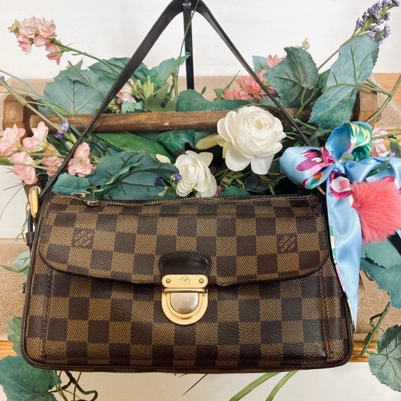 Louis Vuitton | Bags | Louis Vuitton Ravello Damier Gm Brown Shoulder ...